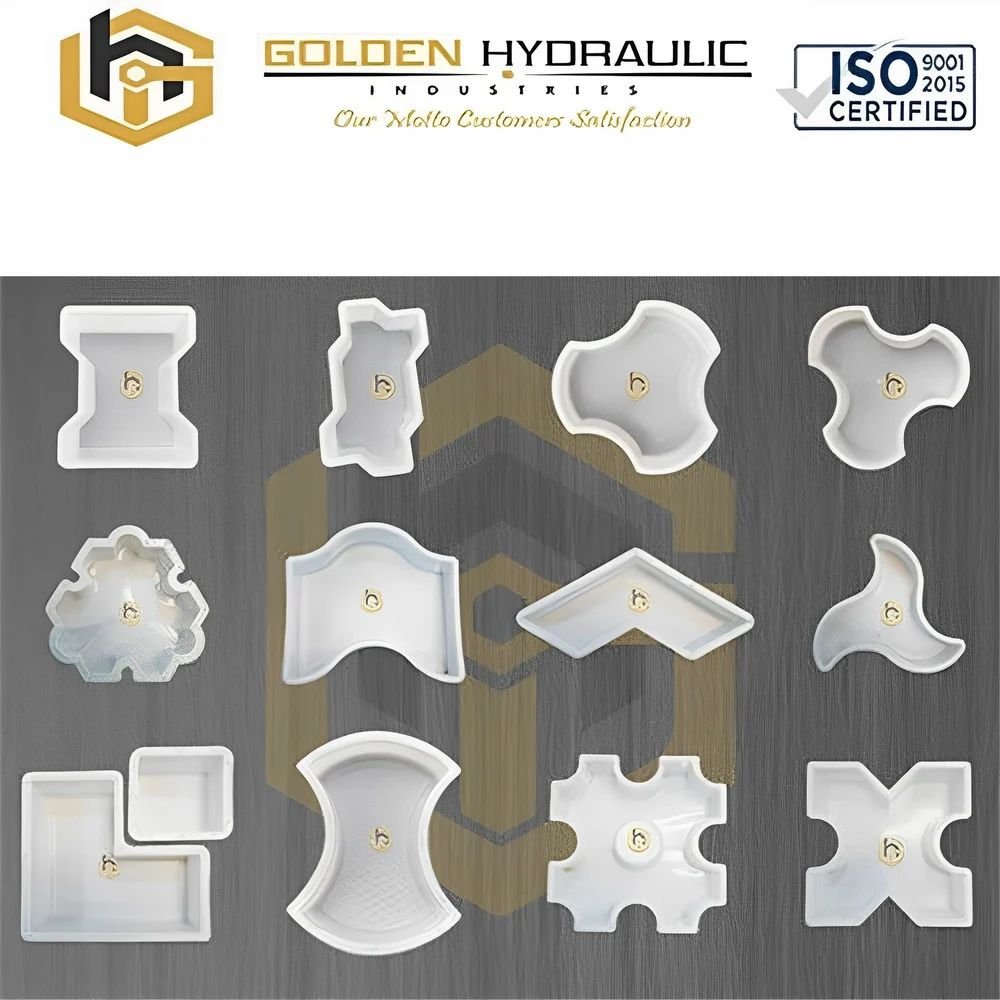100mm Plastic Paver Tile Moulds - Golden Hydraulic Industries